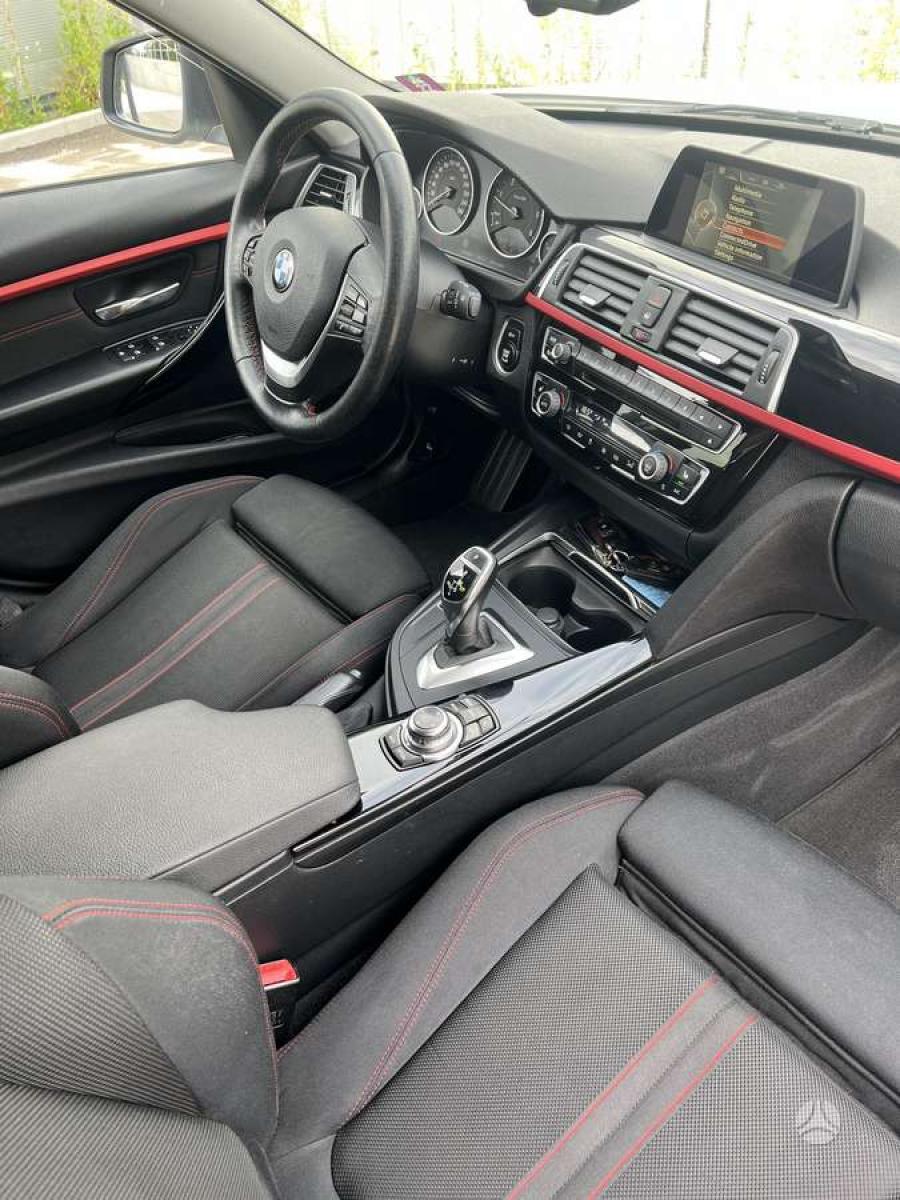 White BMW 320 2016 in Utena, with an engine capacity of 2.00 L and mileage of 281 thousand km for 9350 €, photo 36 on AUTOMOTO.COM.LV