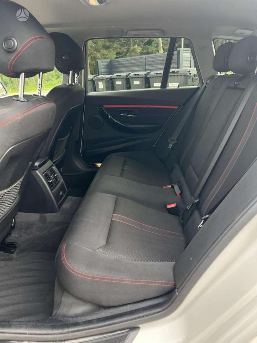 White BMW 320 2016 in Utena, with an engine capacity of 2.00 L and mileage of 281 thousand km for 9350 €, photo 38 on AUTOMOTO.COM.LV