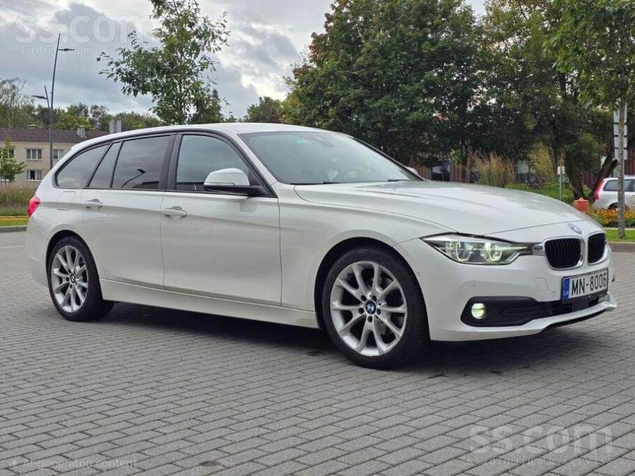White BMW 320 2016 in Riga, with an engine capacity of 2.00 L and mileage of 300 thousand km for 9900 €, photo 4 on AUTOMOTO.COM.LV