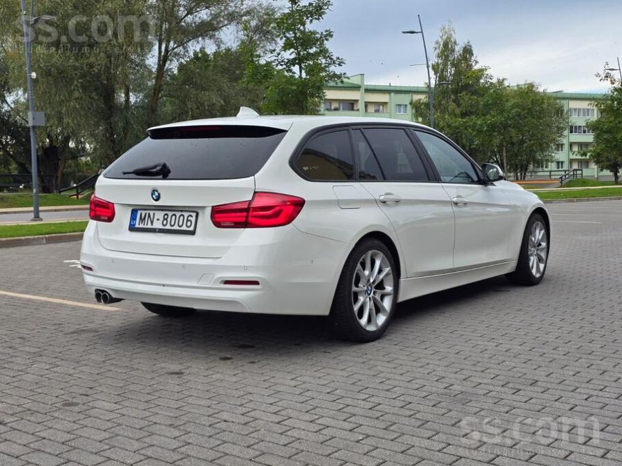 White BMW 320 2016 in Riga, with an engine capacity of 2.00 L and mileage of 300 thousand km for 9900 €, photo 7 on AUTOMOTO.COM.LV