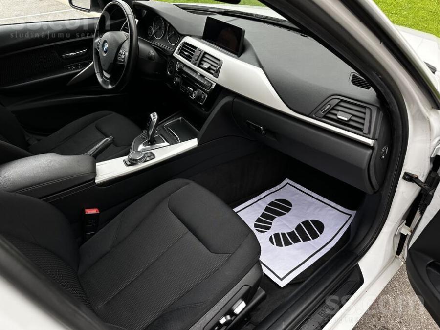 White BMW 320 2016 in Riga, with an engine capacity of 2.00 L and mileage of 270 thousand km for 9700 €, photo 13 on AUTOMOTO.COM.LV