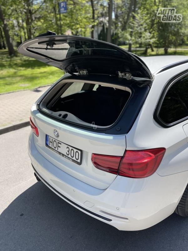 White BMW 320 2017 in Palanga, with an engine capacity of 2.00 L and mileage of 120 thousand km for 13800 €, photo 10 on AUTOMOTO.COM.LV