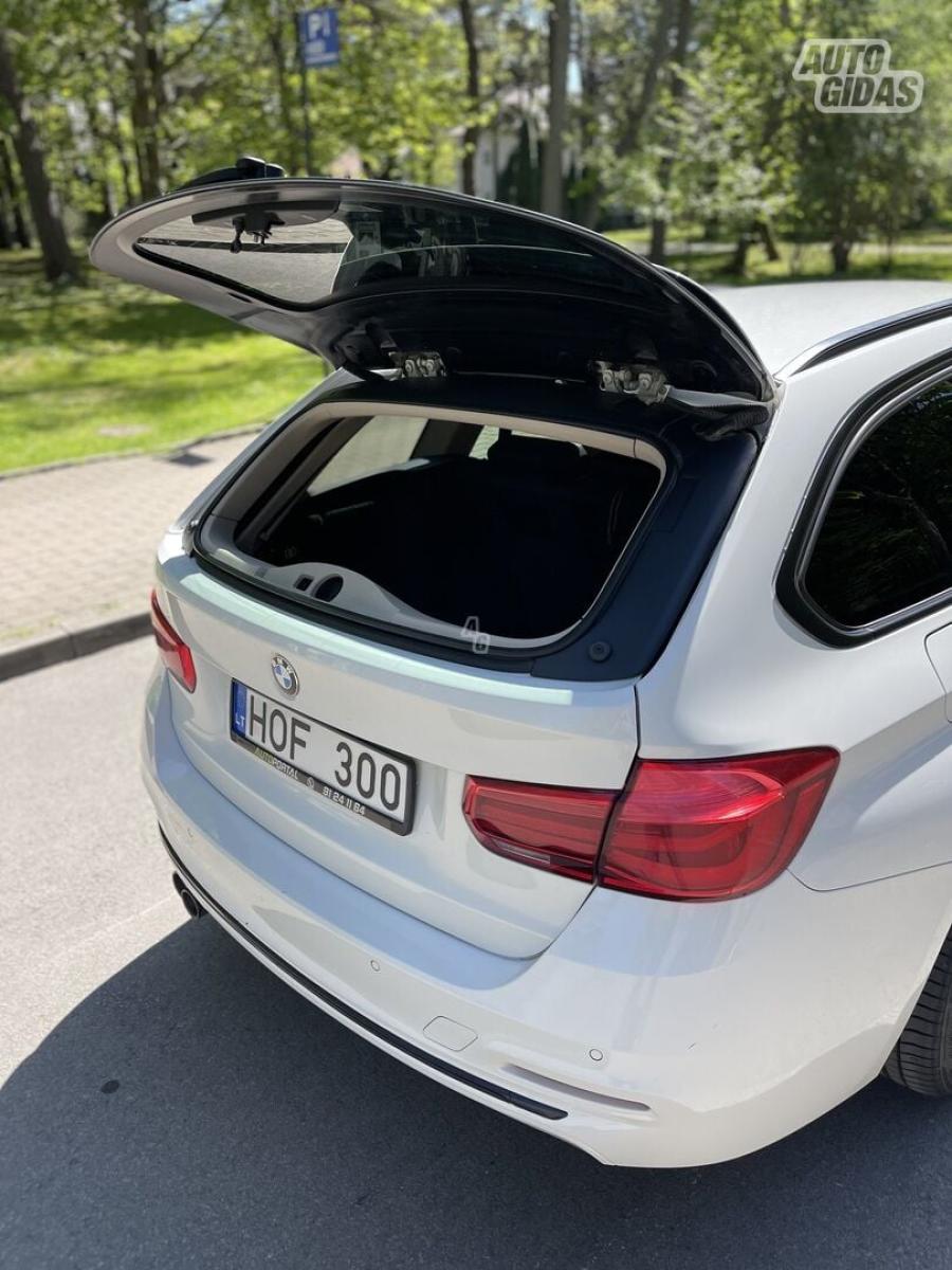 White BMW 320 2017 in Palanga, with an engine capacity of 2.00 L and mileage of 120 thousand km for 13800 €, photo 11 on AUTOMOTO.COM.LV
