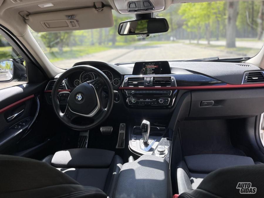 White BMW 320 2017 in Palanga, with an engine capacity of 2.00 L and mileage of 120 thousand km for 13800 €, photo 15 on AUTOMOTO.COM.LV