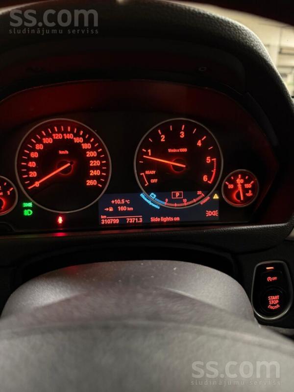 White BMW 320 2017 in Riga, with an engine capacity of 2.00 L and mileage of 310 thousand km for 9500 €, photo 7 on AUTOMOTO.COM.LV
