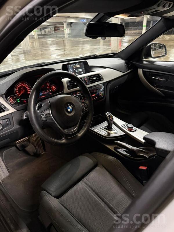 White BMW 320 2017 in Riga, with an engine capacity of 2.00 L and mileage of 310 thousand km for 9500 €, photo 9 on AUTOMOTO.COM.LV