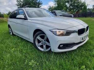 White BMW 320 2017 in Jonava, with an engine capacity of 2.00 L and mileage of 136 thousand km for 3699 €, photo  on AUTOMOTO.COM.LV