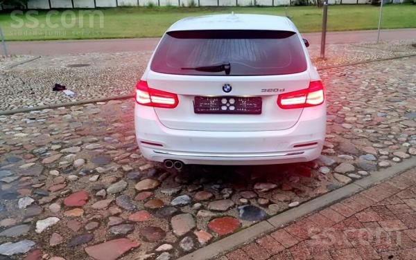 White BMW 320 2017 in Kuldiga, with an engine capacity of 2.00 L and mileage of 258 thousand km for 12300 €, photo 3 on AUTOMOTO.COM.LV