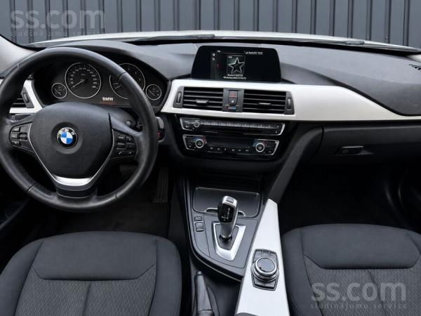 BMW 320 2017 in Riga on AUTOMOTO.COM.LV White BMW 320 2017 in Riga, with an engine capacity of 2.00 L and mileage of 308 thousand km for 7850 €, photo 6 on AUTOMOTO.COM.LV