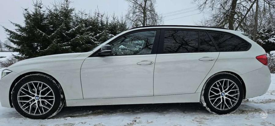 White BMW 320 2018 in Kaisiadorys, with an engine capacity of 2.00 L and mileage of 300 thousand km for 11650 €, photo 3 on AUTOMOTO.COM.LV