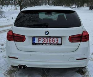 White BMW 320 2018 in Kaisiadorys, with an engine capacity of 2.00 L and mileage of 300 thousand km for 11650 €, photo 5 on AUTOMOTO.COM.LV