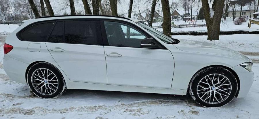 White BMW 320 2018 in Kaisiadorys, with an engine capacity of 2.00 L and mileage of 300 thousand km for 11650 €, photo 7 on AUTOMOTO.COM.LV