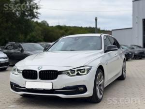 White BMW 320 2018 in Riga, with an engine capacity of 2.00 L and mileage of 218 thousand km for 13555 €, photo 1 on AUTOMOTO.COM.LV