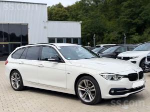 White BMW 320 2018 in Riga, with an engine capacity of 2.00 L and mileage of 218 thousand km for 13555 €, photo 6 on AUTOMOTO.COM.LV