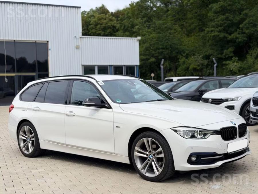White BMW 320 2018 in Riga, with an engine capacity of 2.00 L and mileage of 218 thousand km for 13555 €, photo 6 on AUTOMOTO.COM.LV