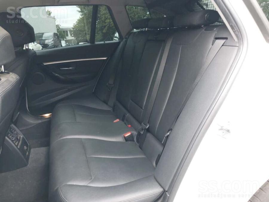 White BMW 320 2018 in Riga, with an engine capacity of 2.00 L and mileage of 218 thousand km for 13555 €, photo 9 on AUTOMOTO.COM.LV