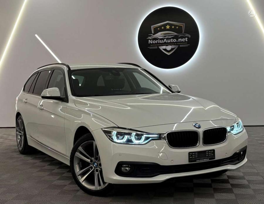 White BMW 320 2018 in Marijampole, with an engine capacity of 2.00 L and mileage of 208 thousand km for 12850 €, photo 1 on AUTOMOTO.COM.LV