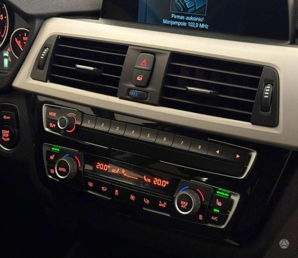 White BMW 320 2018 in Marijampole, with an engine capacity of 2.00 L and mileage of 208 thousand km for 12850 €, photo 9 on AUTOMOTO.COM.LV