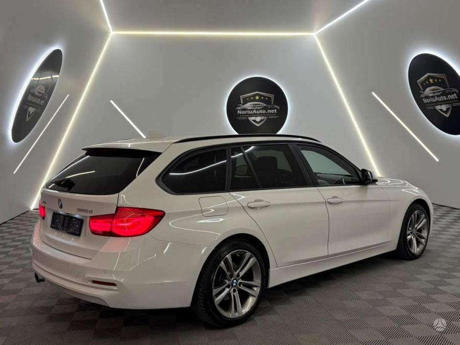 White BMW 320 2018 in Marijampole, with an engine capacity of 2.00 L and mileage of 208 thousand km for 12850 €, photo 28 on AUTOMOTO.COM.LV