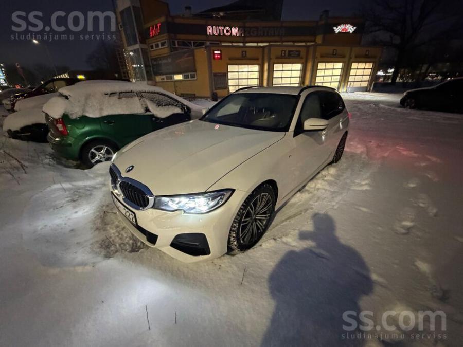 White BMW 320 2019 in Riga, with an engine capacity of 2.00 L and mileage of 163 thousand km for 21000 €, photo 1 on AUTOMOTO.COM.LV