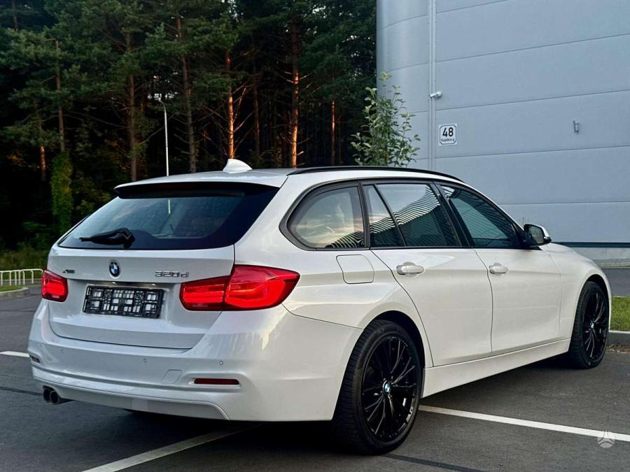 White BMW 320 2019 in Utena, with an engine capacity of 2.00 L and mileage of 204 thousand km for 11800 €, photo 8 on AUTOMOTO.COM.LV