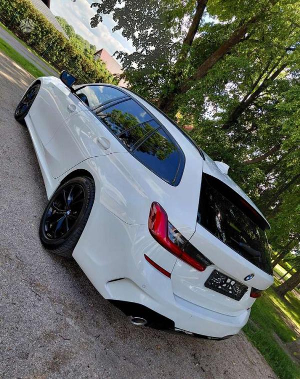 White BMW 320 2019 in Vilkaviskis, with an engine capacity of 2.00 L and mileage of 182 thousand km for 18300 €, photo 7 on AUTOMOTO.COM.LV