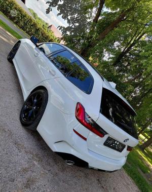 White BMW 320 2019 in Vilkaviskis, with an engine capacity of 2.00 L and mileage of 182 thousand km for 18300 €, photo 8 on AUTOMOTO.COM.LV