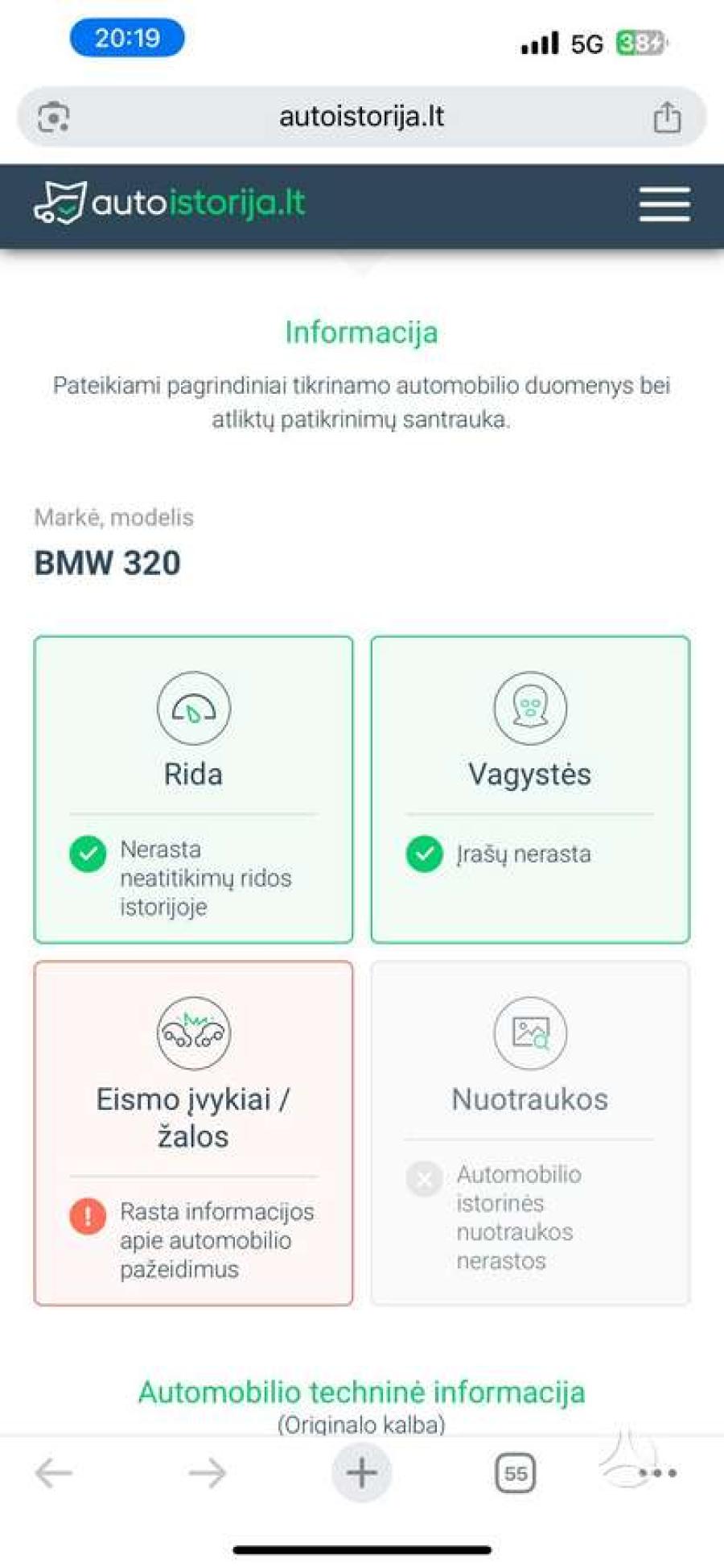 Balts BMW 320 2020 Viļņa, ar dzinēja tilpumu 2.00 L un nobraukumu 188 tūkst. km par 23000 €, foto 39 vietnē AUTOMOTO.COM.LV