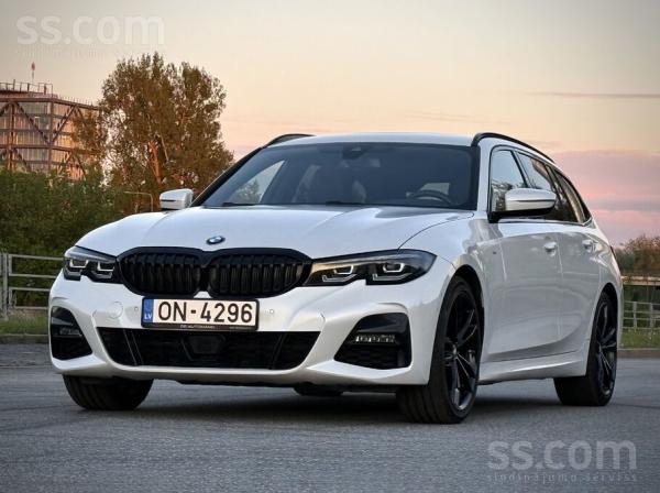 White BMW 320 2021 in Riga, with an engine capacity of 2.00 L and mileage of 202 thousand km for 21500 €, photo 1 on AUTOMOTO.COM.LV
