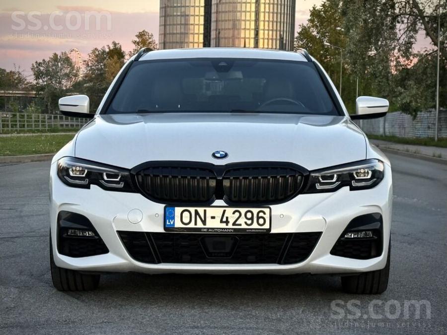 White BMW 320 2021 in Riga, with an engine capacity of 2.00 L and mileage of 202 thousand km for 21500 €, photo 3 on AUTOMOTO.COM.LV