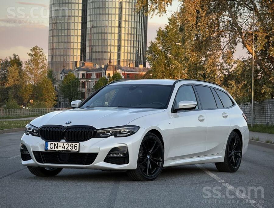 White BMW 320 2021 in Riga, with an engine capacity of 2.00 L and mileage of 202 thousand km for 21500 €, photo 6 on AUTOMOTO.COM.LV