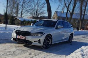White BMW 320 2021 in Jelgava, with an engine capacity of 2.00 L and mileage of 228 thousand km for 17000 €, photo 5 on AUTOMOTO.COM.LV