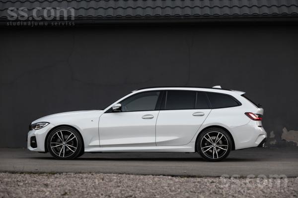 White BMW 320 2021 in Jelgava, with an engine capacity of 2.00 L and mileage of 206 thousand km for 21000 €, photo 4 on AUTOMOTO.COM.LV