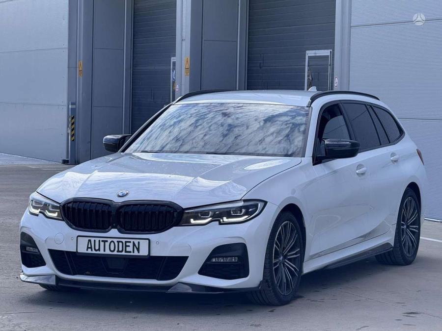 White BMW 320 2021 in Vilnius, with an engine capacity of 2.00 L and mileage of 240 thousand km for 19900 €, photo 4 on AUTOMOTO.COM.LV