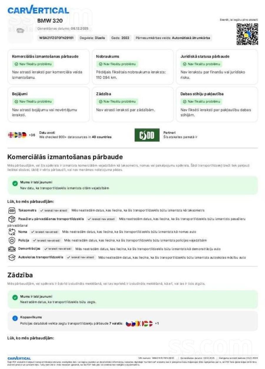 Белый БМВ 320 2022 в Даугавпилс, объемом двигателя 2.00 л и пробегом 0 тыс. км за 29900 €, фото 19 на AUTOMOTO.COM.LV