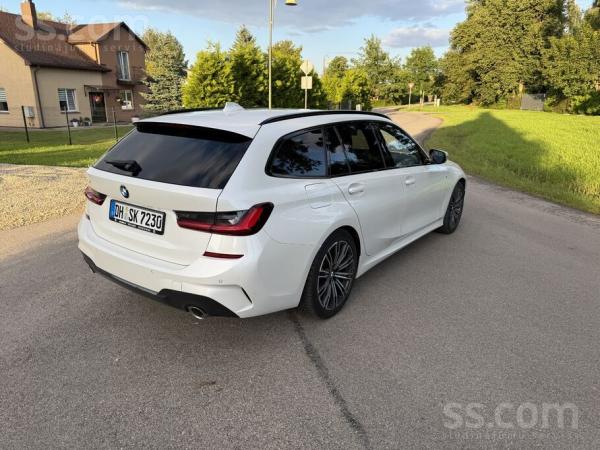 White BMW 320 2022 in Bauska, with an engine capacity of 2.00 L and mileage of 184 thousand km for 18800 €, photo 3 on AUTOMOTO.COM.LV
