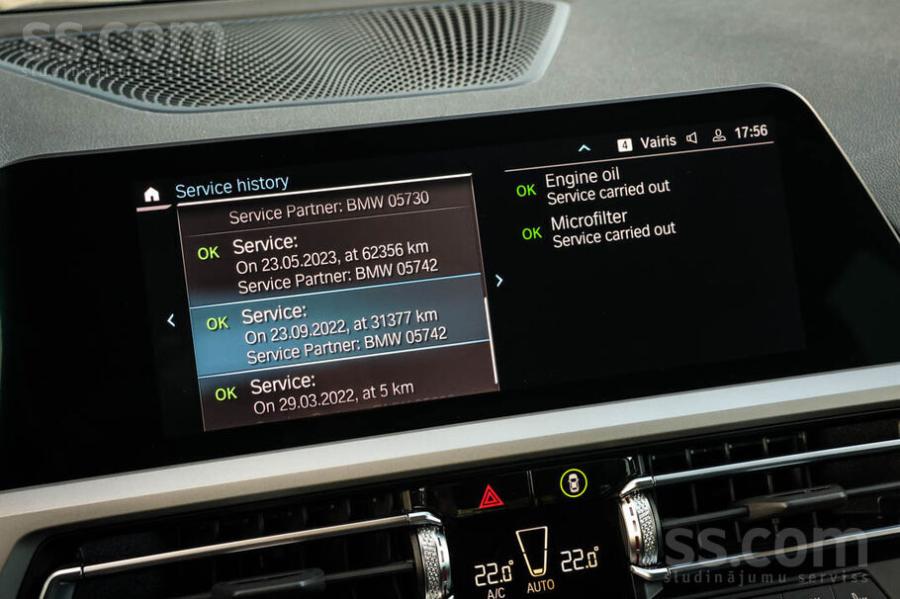 Balts BMW 320 2022 Tukums, ar dzinēja tilpumu 2.00 L un nobraukumu 200 tūkst. km par 17990 €, foto 27 vietnē AUTOMOTO.COM.LV