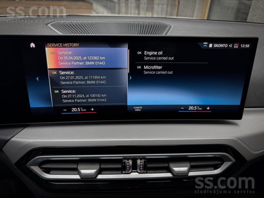 Белый БМВ 320 2023 в Рига, объемом двигателя 2.00 л и пробегом 139 тыс. км за 26400 €, фото 29 на AUTOMOTO.COM.LV