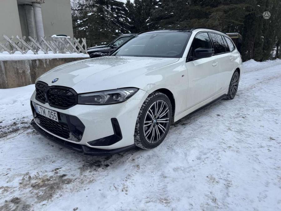 White BMW 320 2023 in Panevezys, with an engine capacity of 2.00 L and mileage of 33 thousand km for 27500 €, photo 1 on AUTOMOTO.COM.LV
