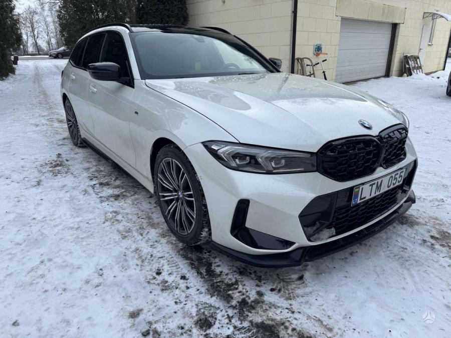White BMW 320 2023 in Panevezys, with an engine capacity of 2.00 L and mileage of 33 thousand km for 27500 €, photo 2 on AUTOMOTO.COM.LV