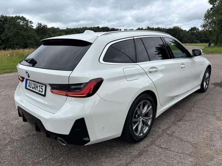 White BMW 320 2023 in Kaunas, with an engine capacity of 2.00 L and mileage of 40 thousand km for 33100 €, photo 6 on AUTOMOTO.COM.LV
