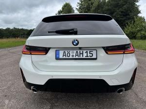 White BMW 320 2023 in Kaunas, with an engine capacity of 2.00 L and mileage of 40 thousand km for 33100 €, photo 7 on AUTOMOTO.COM.LV
