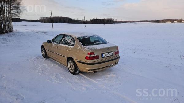 Yellow BMW 320 2001 in Riga, with an engine capacity of 2.20 L and mileage of 267 thousand km for 2200 €, photo 4 on AUTOMOTO.COM.LV
