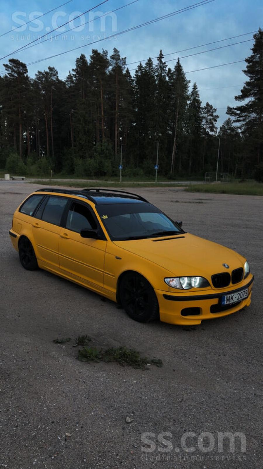 Dzeltens BMW 320 2001 Saldus, ar dzinēja tilpumu 2.00 L un nobraukumu 325 tūkst. km par 1700 €, foto 3 vietnē AUTOMOTO.COM.LV