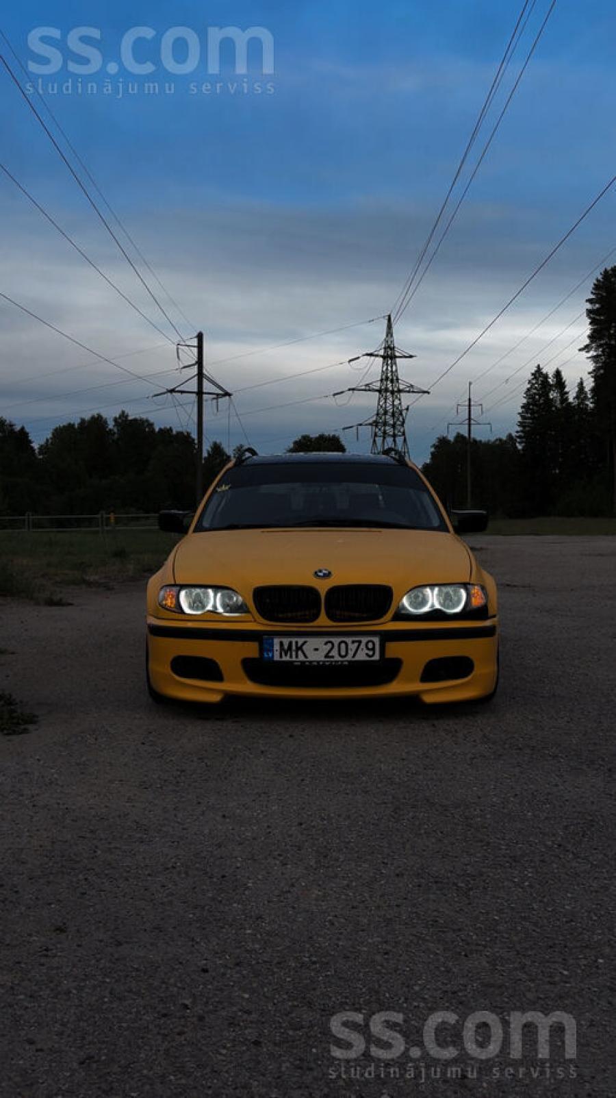 Dzeltens BMW 320 2001 Saldus, ar dzinēja tilpumu 2.00 L un nobraukumu 325 tūkst. km par 1700 €, foto 5 vietnē AUTOMOTO.COM.LV