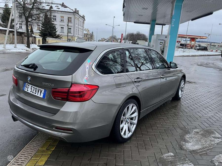 Yellow BMW 320 2016 in Vilnius, with an engine capacity of 2.00 L and mileage of 262 thousand km for 9000 €, photo 4 on AUTOMOTO.COM.LV
