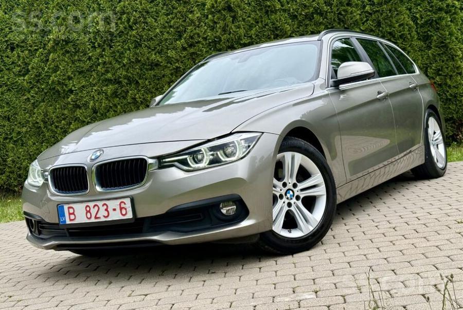 Yellow BMW 320 2016 in Riga, with an engine capacity of 2.00 L and mileage of 128 thousand km for 14990 €, photo 1 on AUTOMOTO.COM.LV