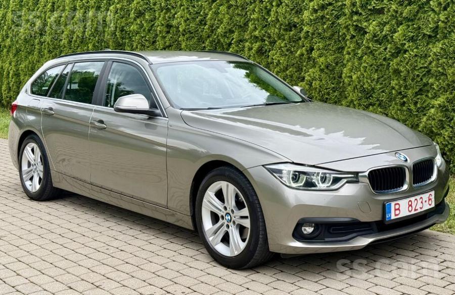 Yellow BMW 320 2016 in Riga, with an engine capacity of 2.00 L and mileage of 128 thousand km for 14990 €, photo 5 on AUTOMOTO.COM.LV