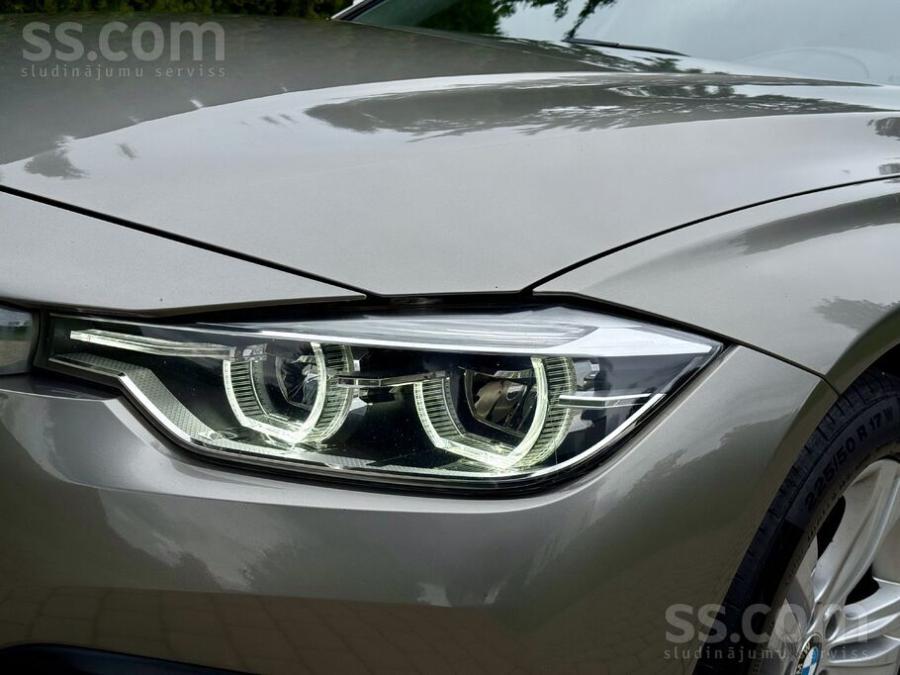 Yellow BMW 320 2016 in Riga, with an engine capacity of 2.00 L and mileage of 128 thousand km for 14990 €, photo 6 on AUTOMOTO.COM.LV