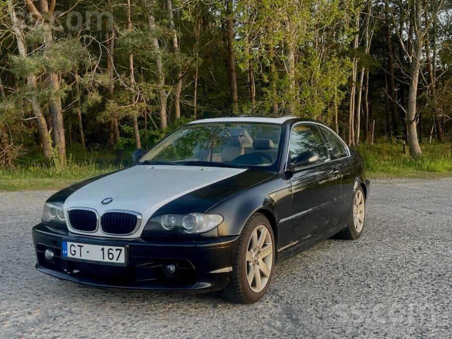 Black BMW 323 2000 in Liepaja, with an engine capacity of 2.50 L and mileage of 187 thousand km for 2800 €, photo 1 on AUTOMOTO.COM.LV